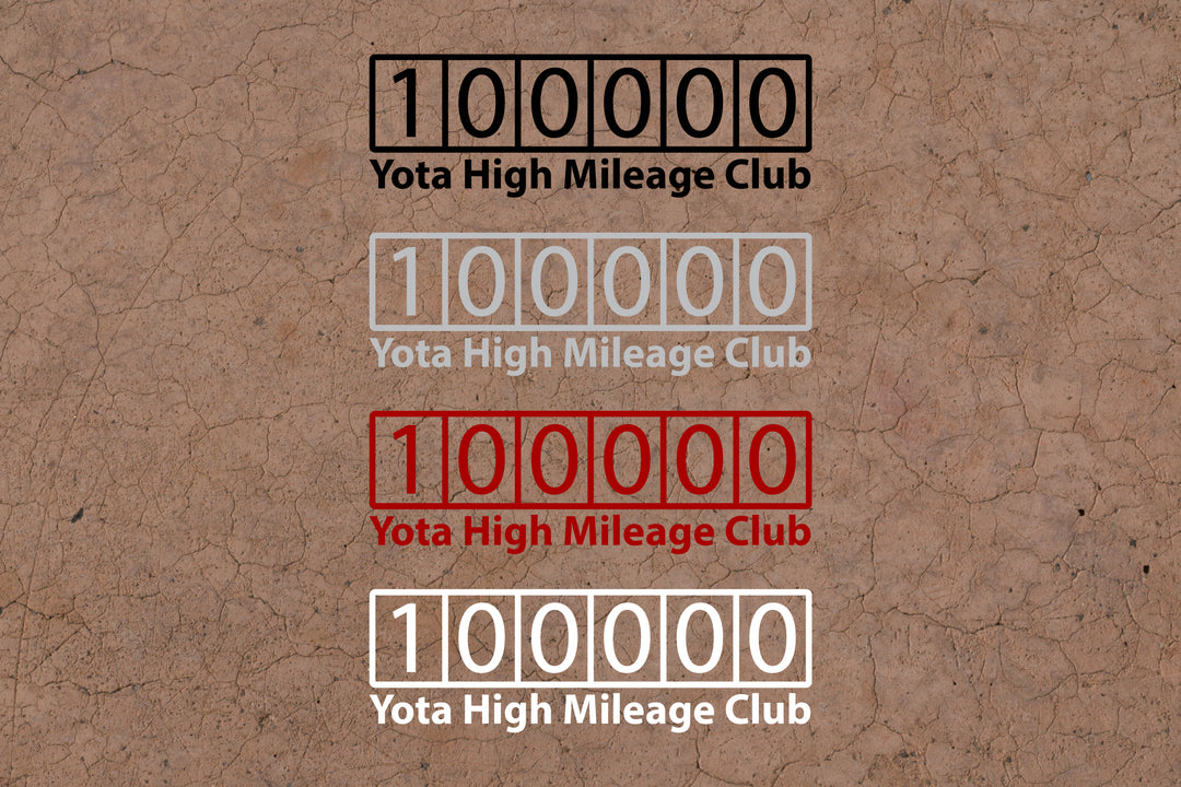 Sticker – Yota High Mileage Club