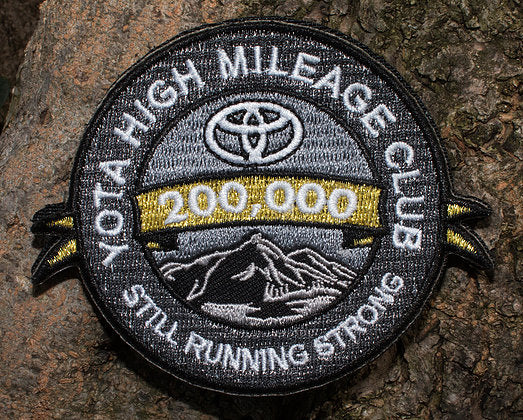 200,000 Mile Silver Patch – Yota High Mileage Club
