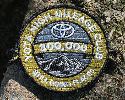300,000 Mile Gold Patch – Yota High Mileage Club